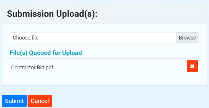 Submitting
